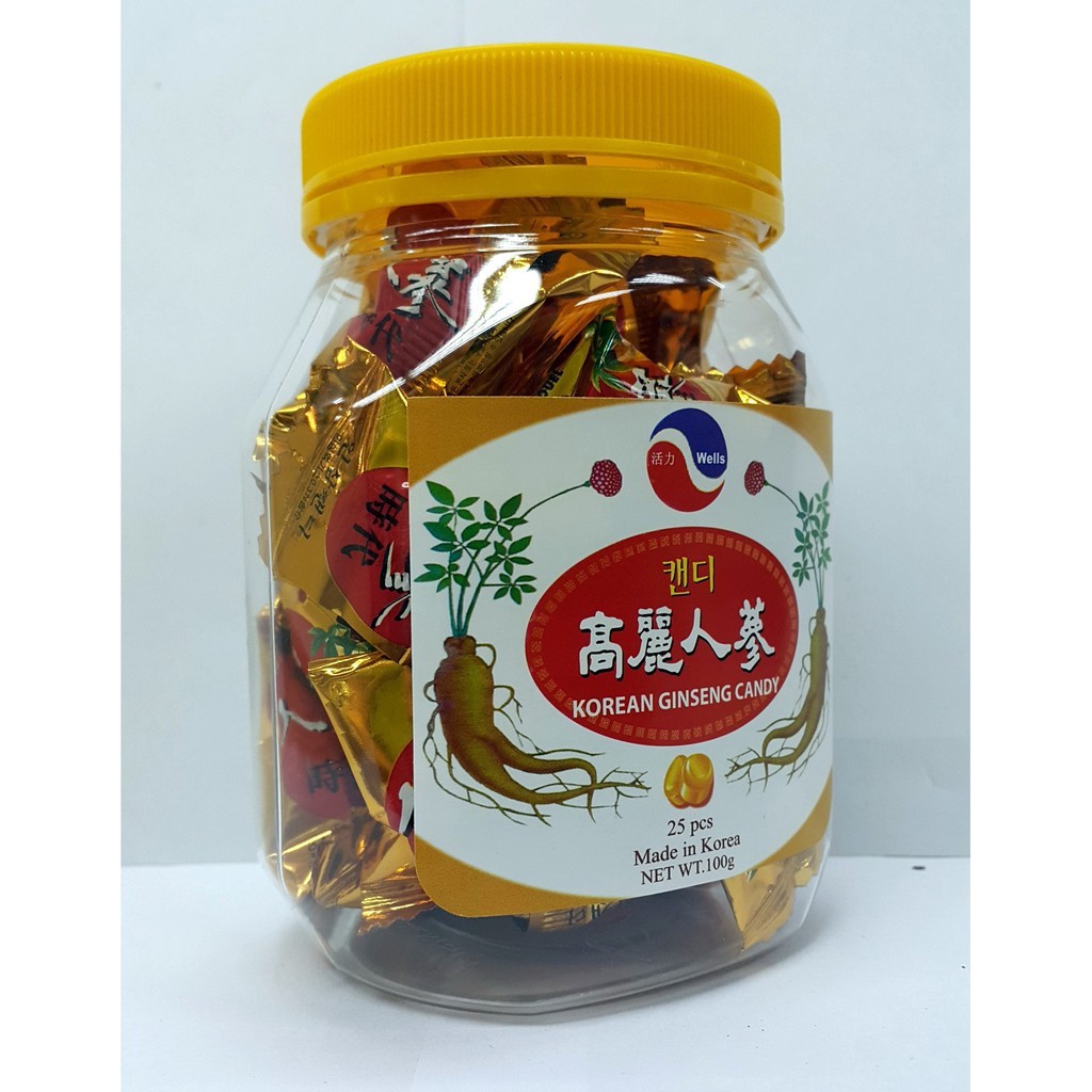 WELLS KOREAN GINSENG CANDY 100G | Shopee Malaysia