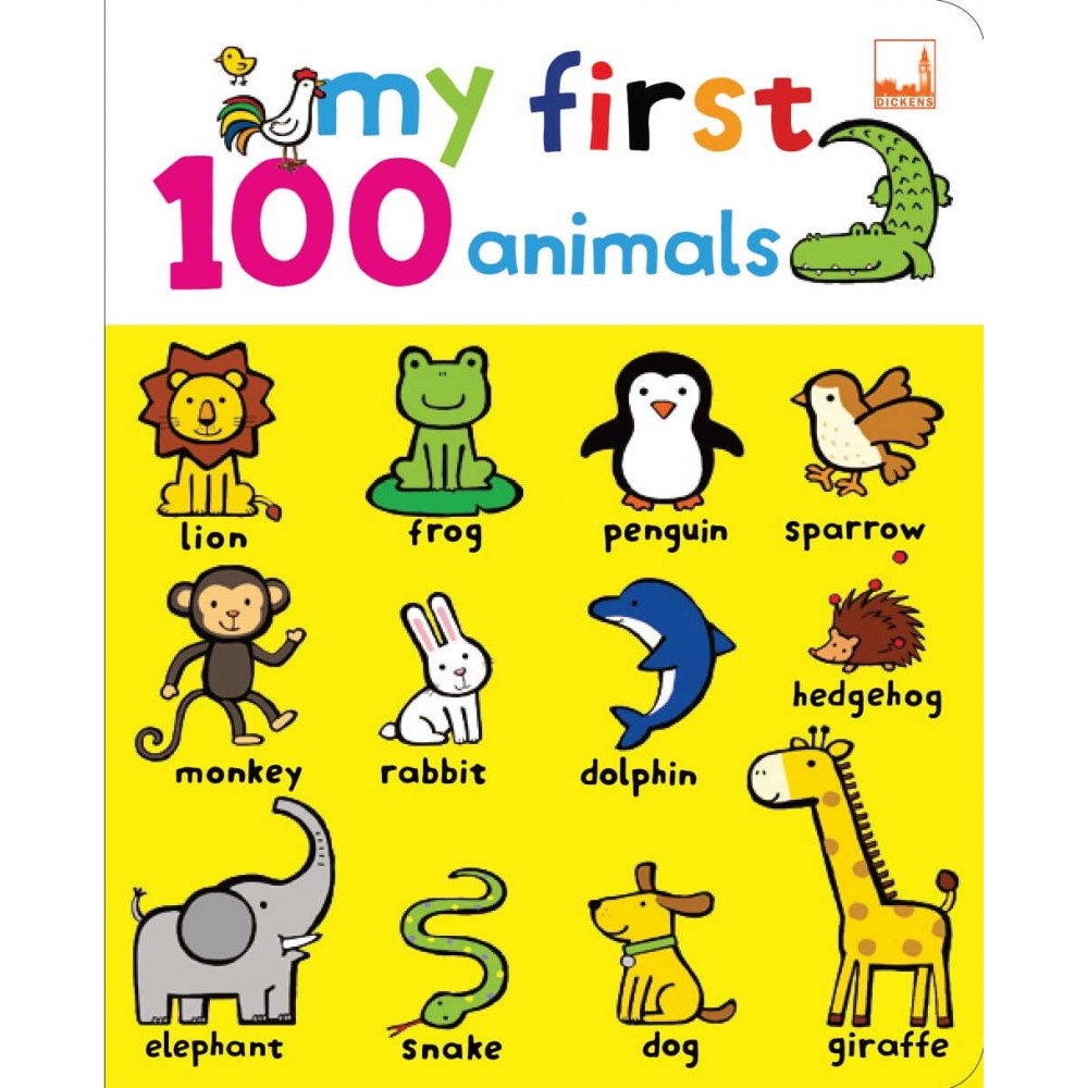 My First 100 Animals - English Pictorial Board Book | Shopee Malaysia