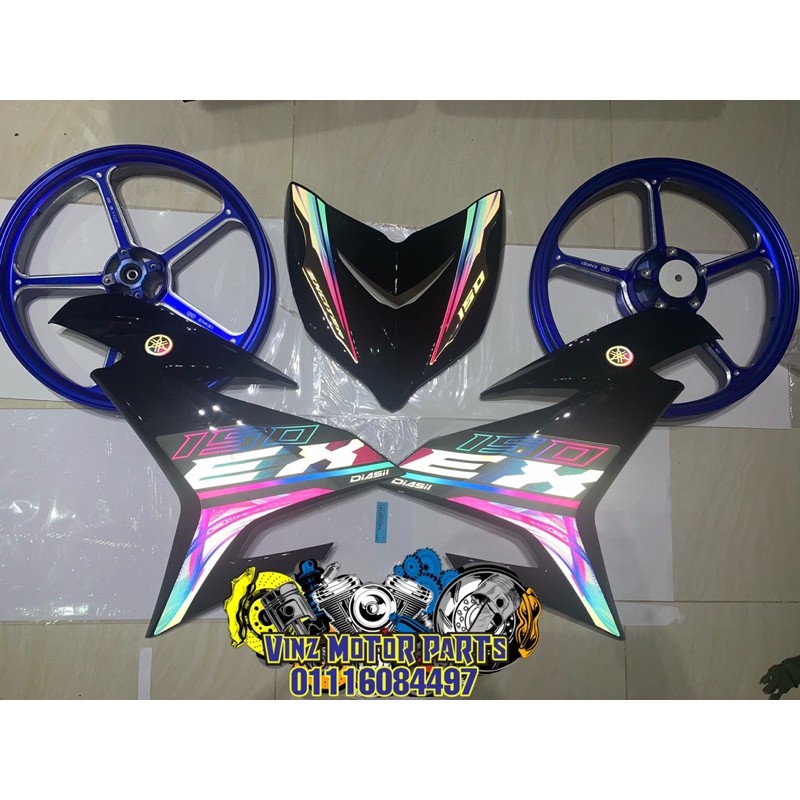 y15zr combo set y15 coverset y15zr rim fg 505 y150 zr | Shopee Malaysia