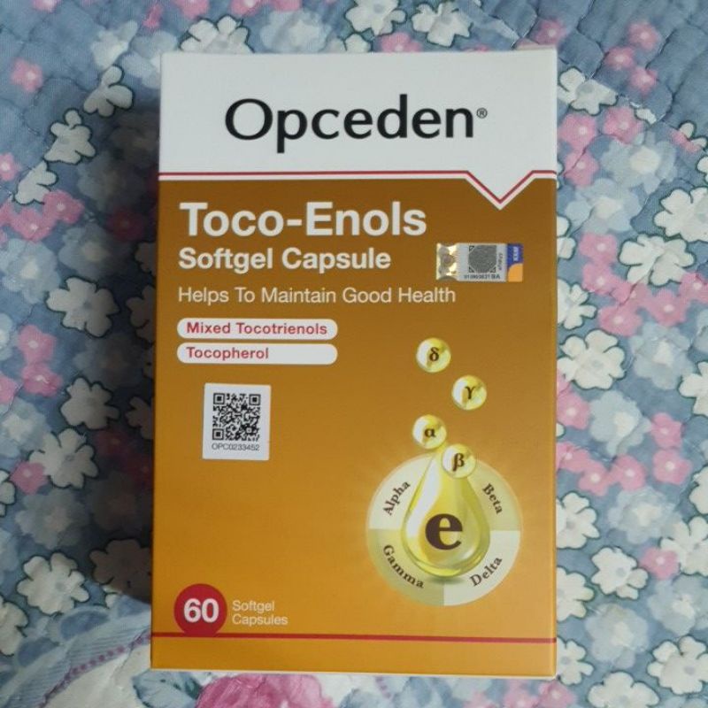 Opceden Toco-Enols Softgel Capsule 60s(Expiry Date:09/2026) | Shopee ...