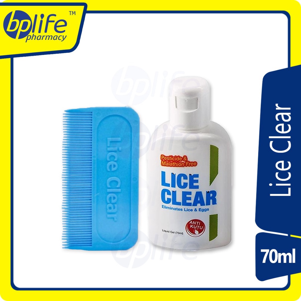 Lice Clear Eliminates Lice & Eggs 70ml | Shopee Malaysia