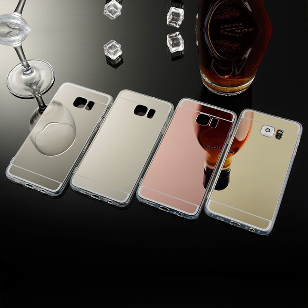 Samsung Galaxy S7 Edge S10 20 plus Soft Ultra Thin TPU Mirror Cover ...