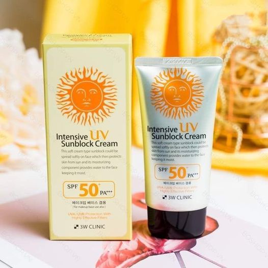 Intensive UV Sunblock Cream 70ml SPF50 + PA +++ sunscreen | Shopee Malaysia