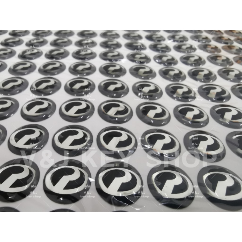 1pcs 14mm Perodua car key badge, car key logos for folding flip remote ...