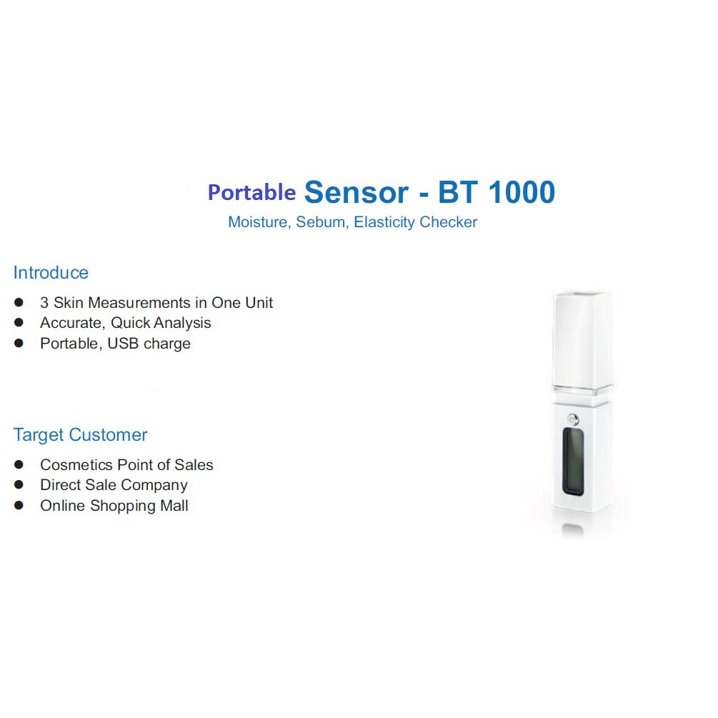 Portable sensor - BT 1000 ( Skin analyzer ) | Shopee Malaysia