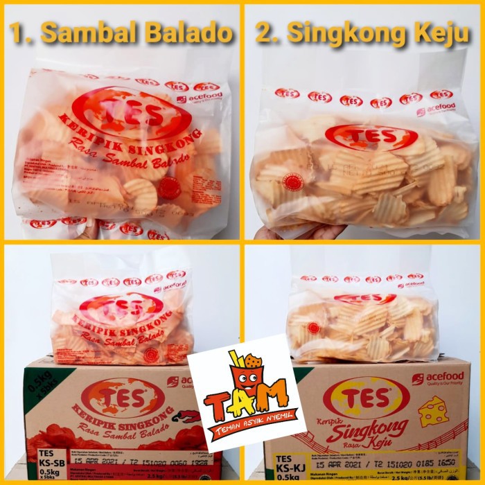 Special TES Cassava Chips 500 Grams - Tam Snack | Shopee Malaysia