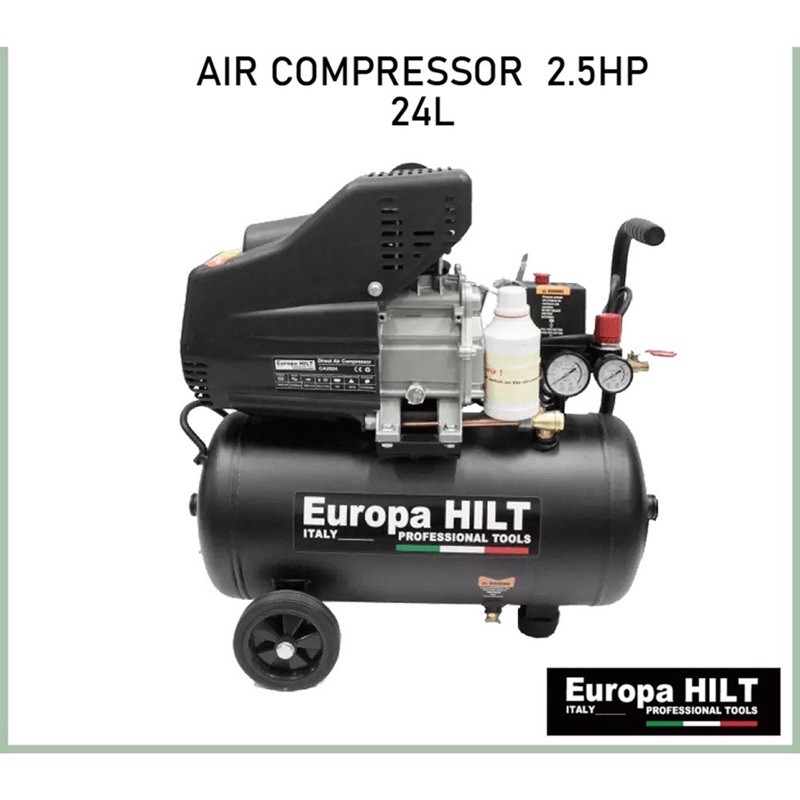 EUROPA HILT Portable Air Compressor EA421-11A 2.5HP 24L | Shopee Malaysia