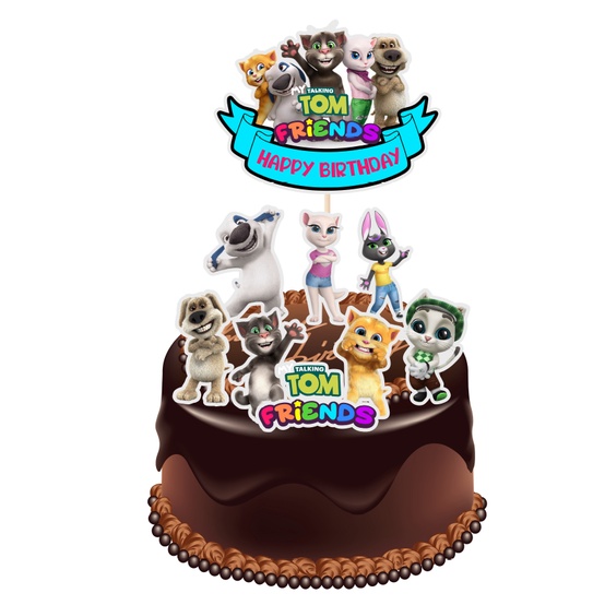 TALKING TOM Cake Topper | Shopee Malaysia