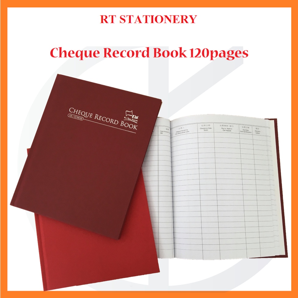 Uni Cheque Record Book 120's F5 Size | Shopee Malaysia