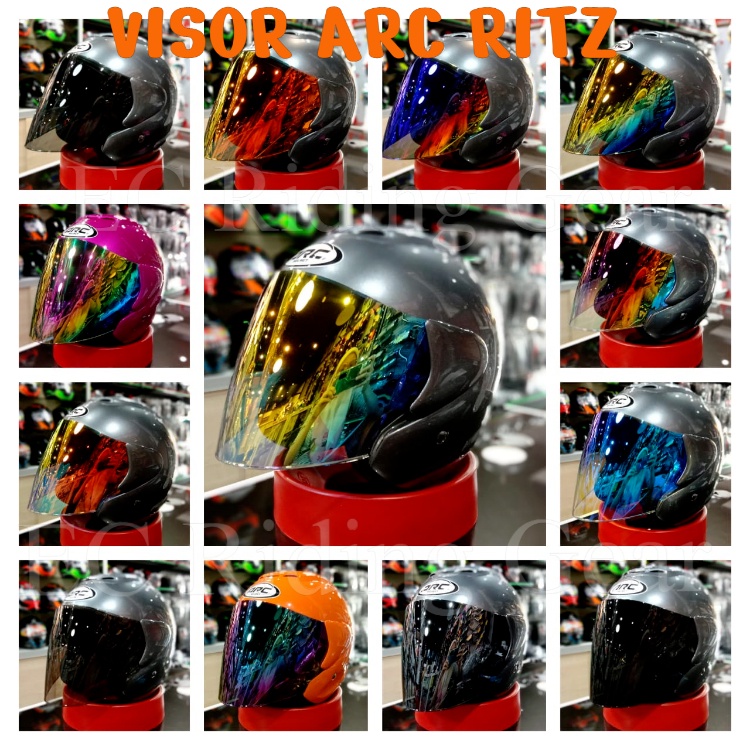 ORIGINAL / ANOKA VISOR FOR HELMET ARC RITZ OPEN FACE VISOR ONLY NOT ...