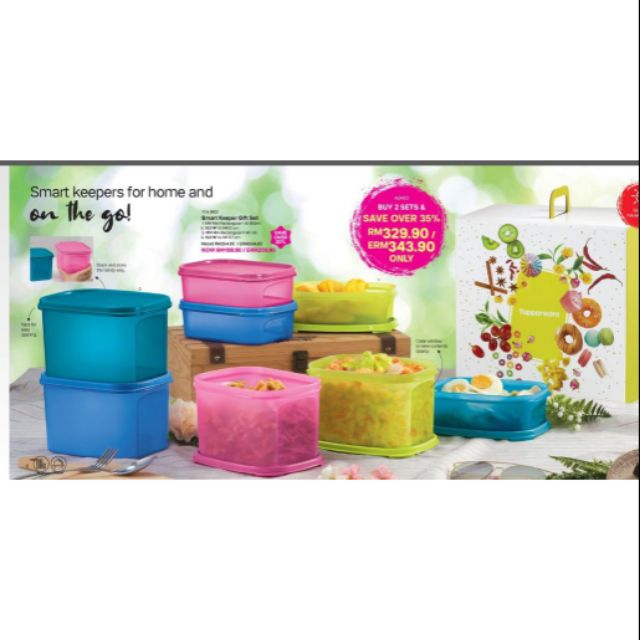 (READY STOCK)8pc Tupperware Smart Keeper Gift Set Modular Mates Mini ...