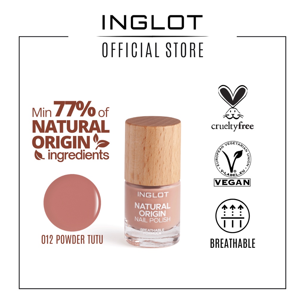 INGLOT Natural Origin Breathable Nail Polish POWDER TUTU 012 | 指甲油 ...