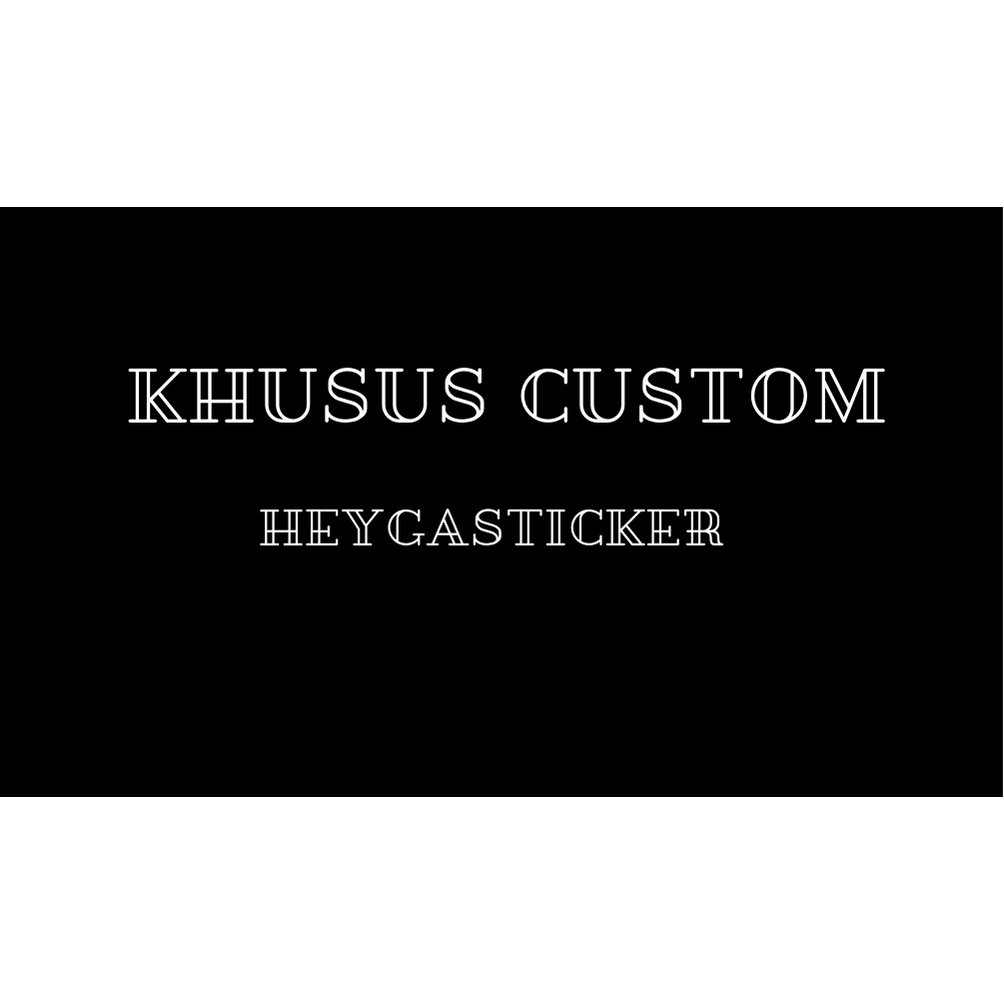 Custom Laminated vinyl Sticker (no cutting) | Shopee Malaysia