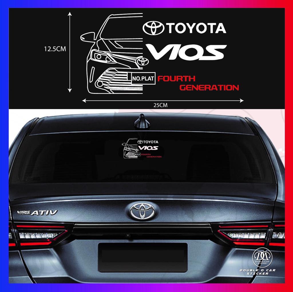 [Ready Stock]Thailand mode Toyota Vios Ativ fourth generation car ...