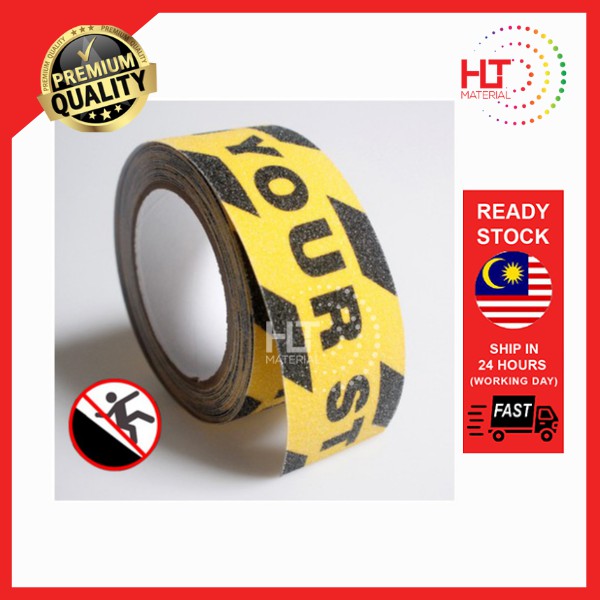(Ready Stock) Anti Slip Floor Tape -WATCH YOUR STEP /Floor Safety Non ...