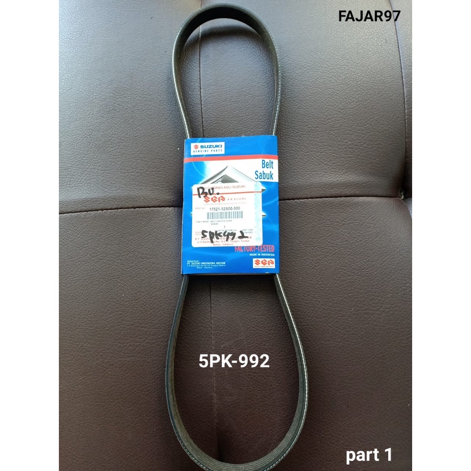 Fan belt/suzuki NEW CARRY ALTERNATOR Fan Strap 5PK992 | Shopee Malaysia