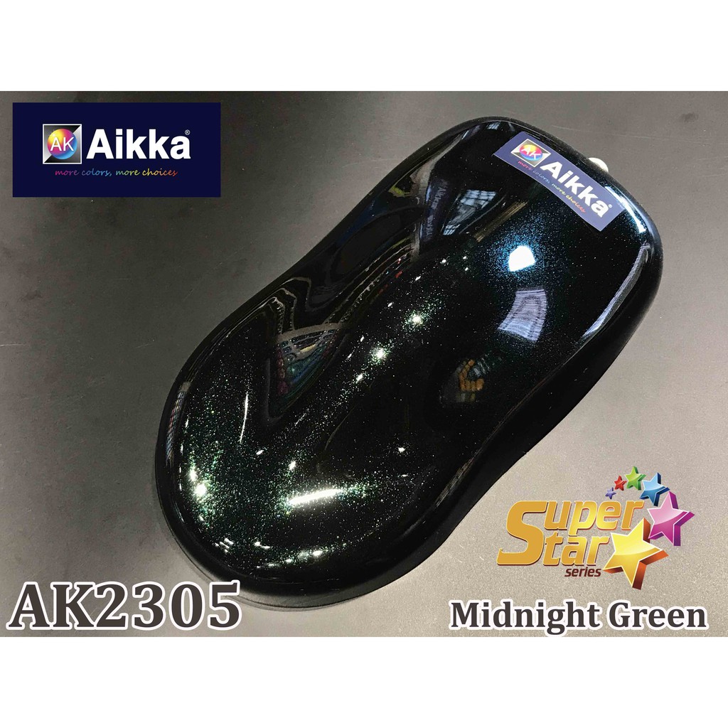AIKKA AK2305 MIDNIGHT GREEN *** SUPER STAR SPECIAL EFFECT 2K PAINT ...