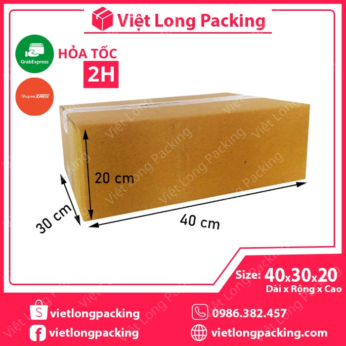 40x30x20 Carton Packaging Box - COD Paper Box | Shopee Malaysia