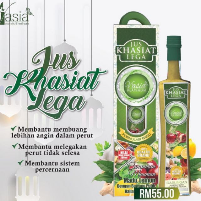 V'ASIA JUS KHASIAT LEGA [💯 Original HQ] | Shopee Malaysia
