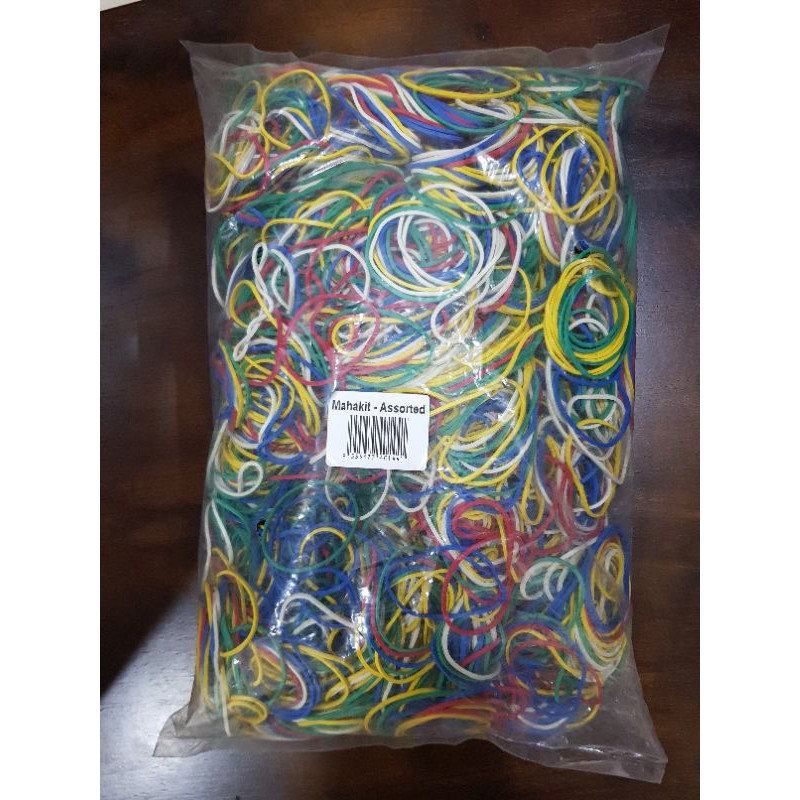 Rubber Band high Quality/ Getah colour Elastik 1 KG @ 200gram | Shopee ...