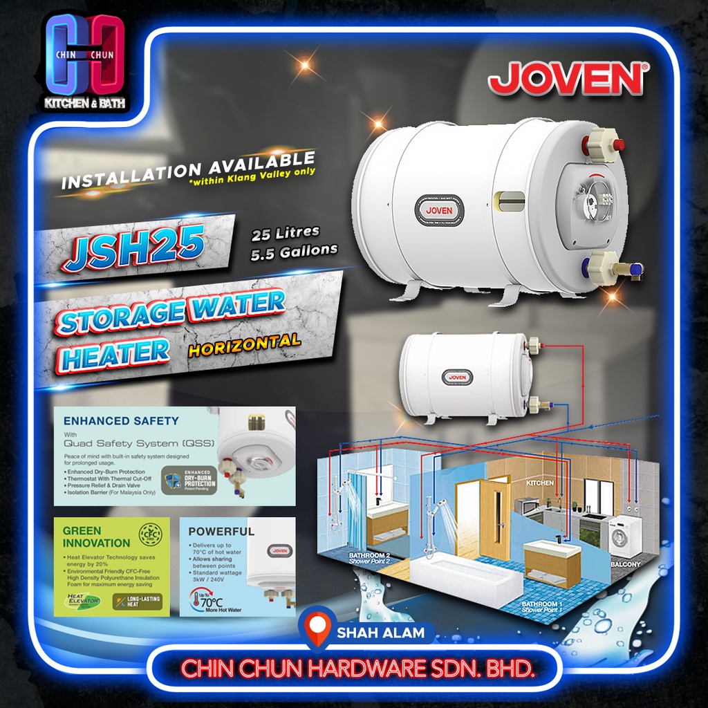 JOVEN JSH 25/JH 25 Storage Water Heater| JOVEN STORAGE HEATER ...