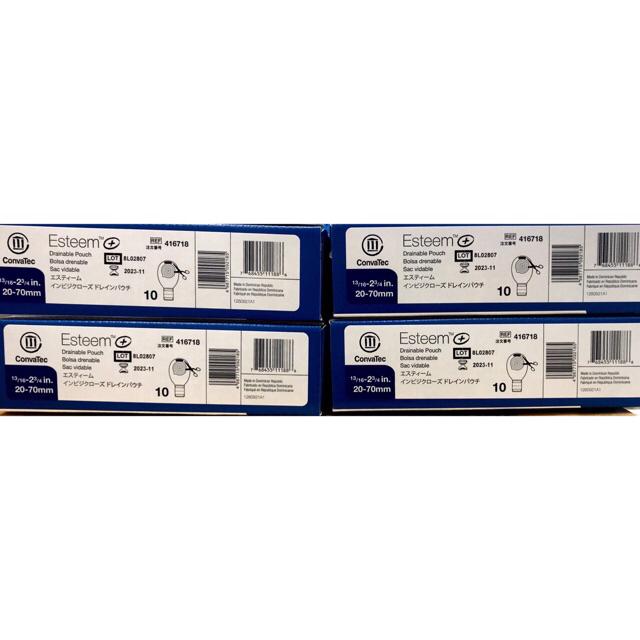 (416718) ConvaTec Esteem®+ One-Piece Drainable Pouch with Invisiclose ...