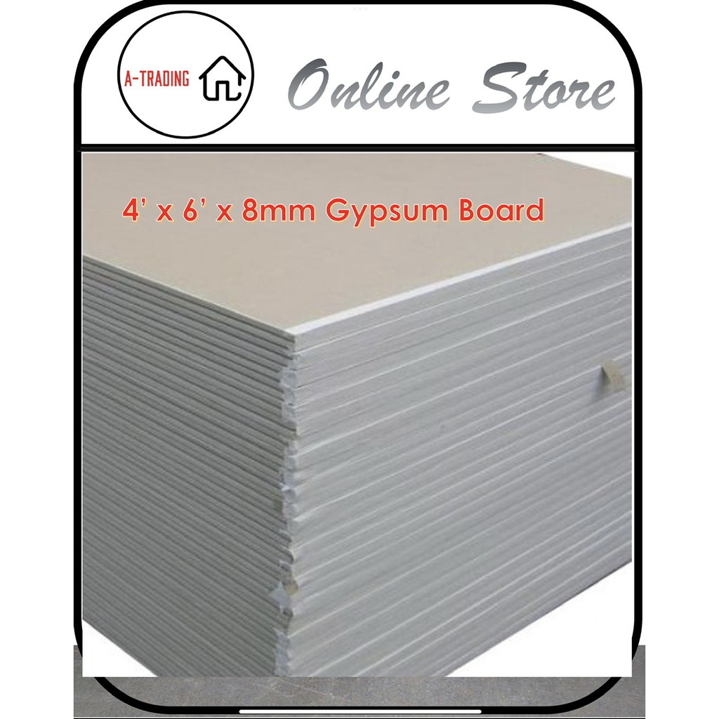 🔥LOCAL SELLER 🔥PREMIUM QUALITY 🔥 GYPSUM BOARD 4’ X 6’ X 8MM /PLASTER ...