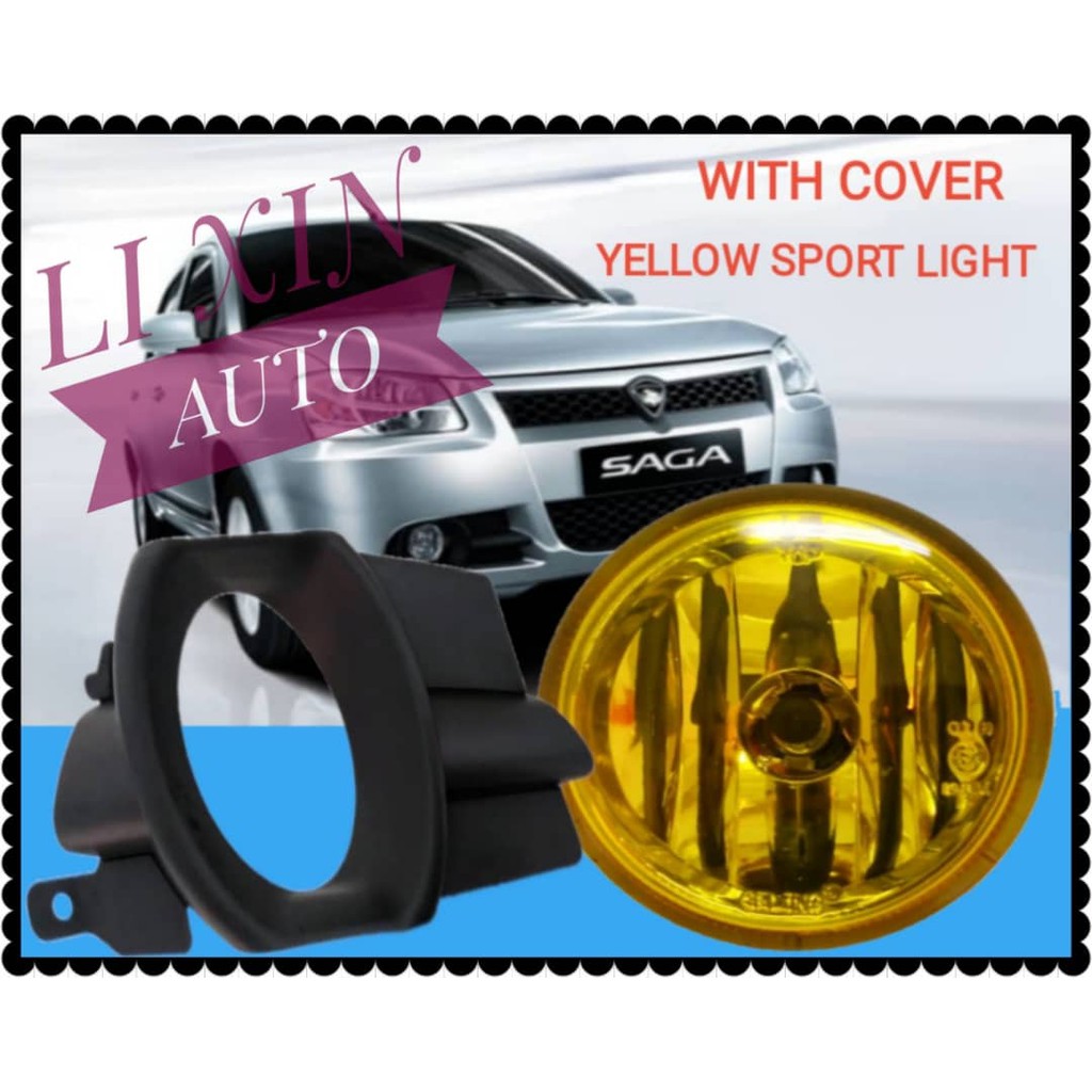 PROTON SAGA BLM 2008 SPORT LIGHT YELLOW FOG LAMP WITH BULB & FOG LAMP ...