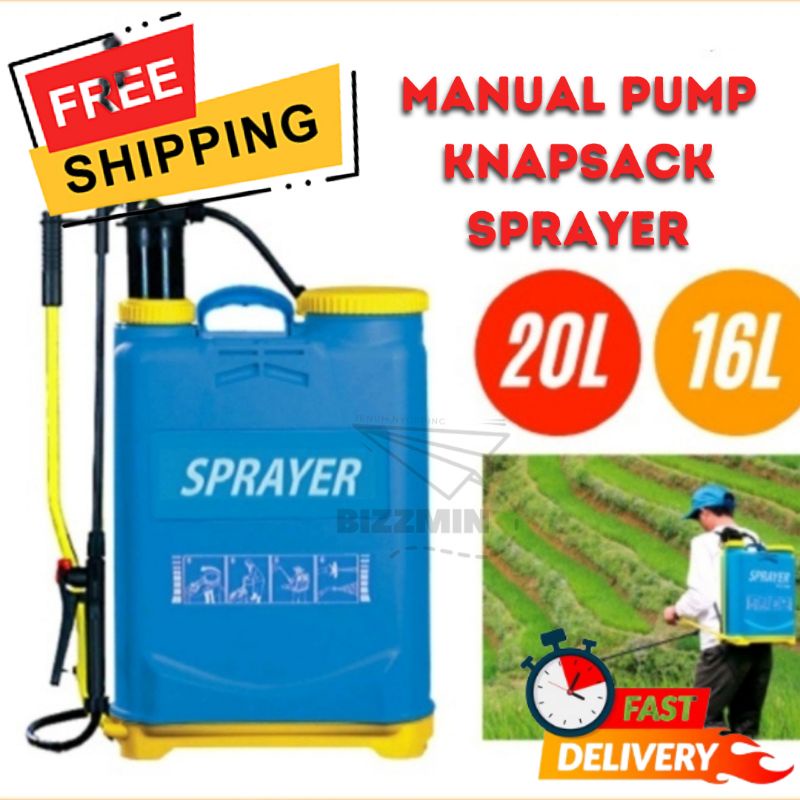 Manual Agricultural 16 20 Litre Knapsack Pressure Spot Sprayer Pam ...