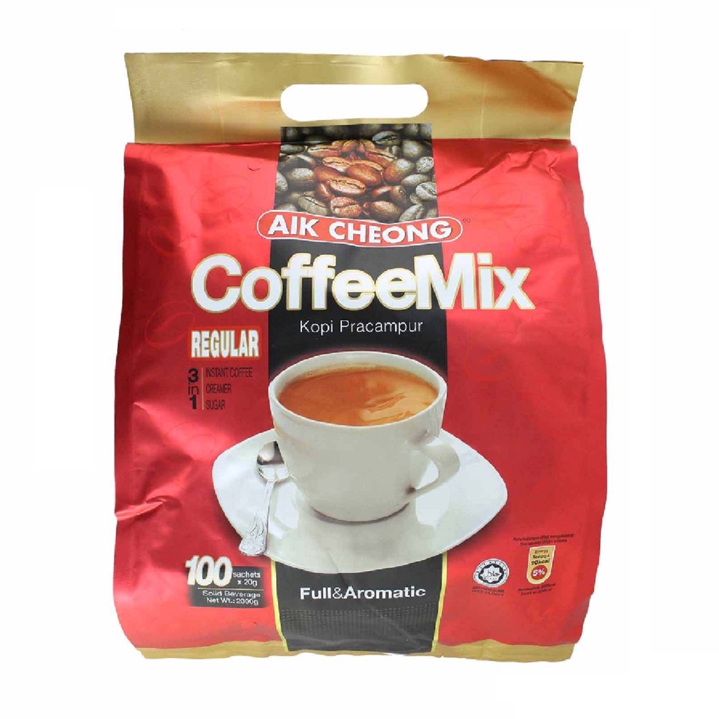 Aik Cheong Coffeemix 3IN1 Regular (20g x 100 Sachets) | Shopee Malaysia
