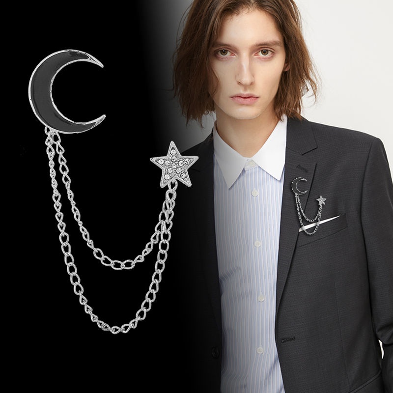 Raya 2024 Brooch Lapel Pin Butang Baju Melayu BULAN BINTANG Button ...