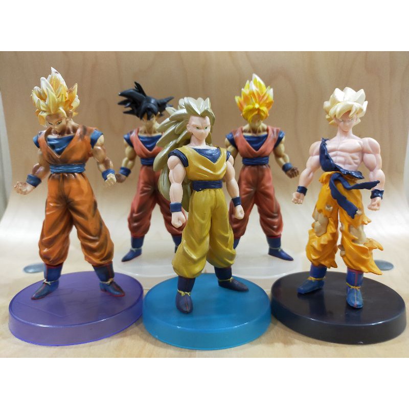 Dragon Ball Z figure son goku normal form super Saiyan 1+2+3 complete ...