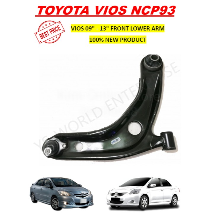 FRONT LOWER ARM LEFT/RIGHT - TOYOTA VIOS NCP93 (2009-2013) | Shopee Malaysia