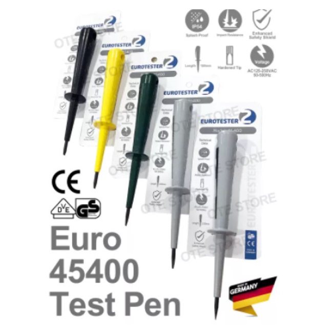 EURO TEST PEN 2 (MADE IN GERMANY) (RANDOM COLOUR) | Shopee Malaysia