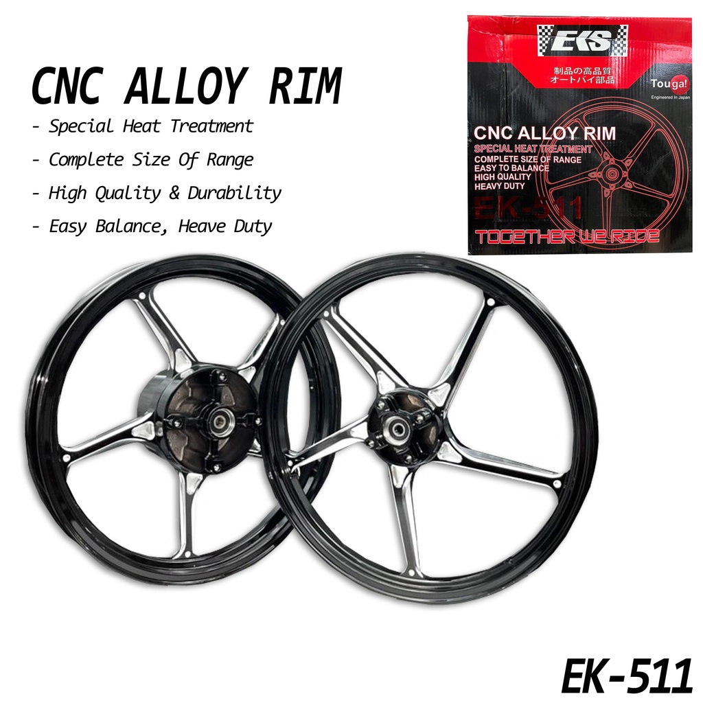 [READY STOCK] RS150 // EK-511 HIGH QUALITY EKS CNC ALLOY RIM / SPORT ...