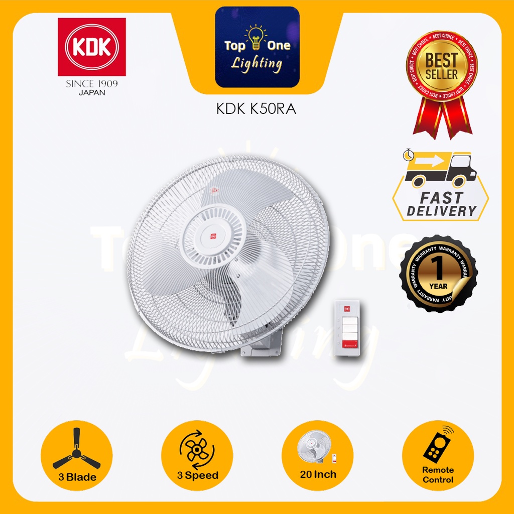 KDK K50RA 20″ INDUSTRIAL WALL FAN | Shopee Malaysia