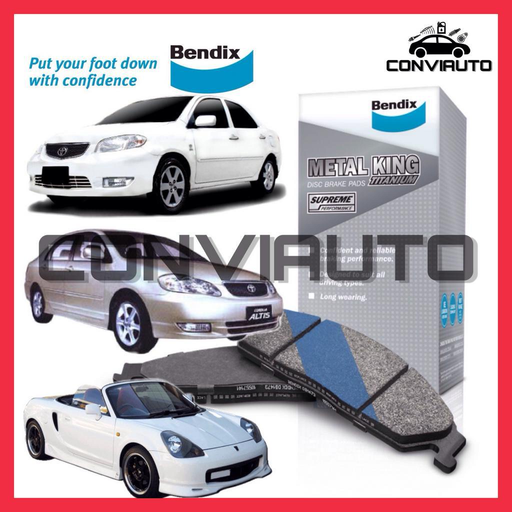 TOYOTA VIOS NCP42 ALTIS ZZE121 MRS ZZW30 FRONT BENDIX METAL KING ...