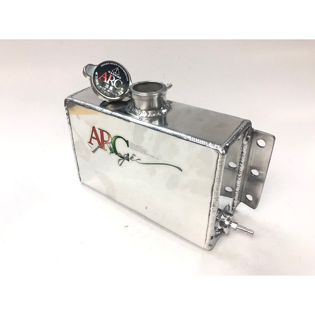42012 ARC Universal Rectangular radiator spare tank 1.5L 1.5 Liter * L ...