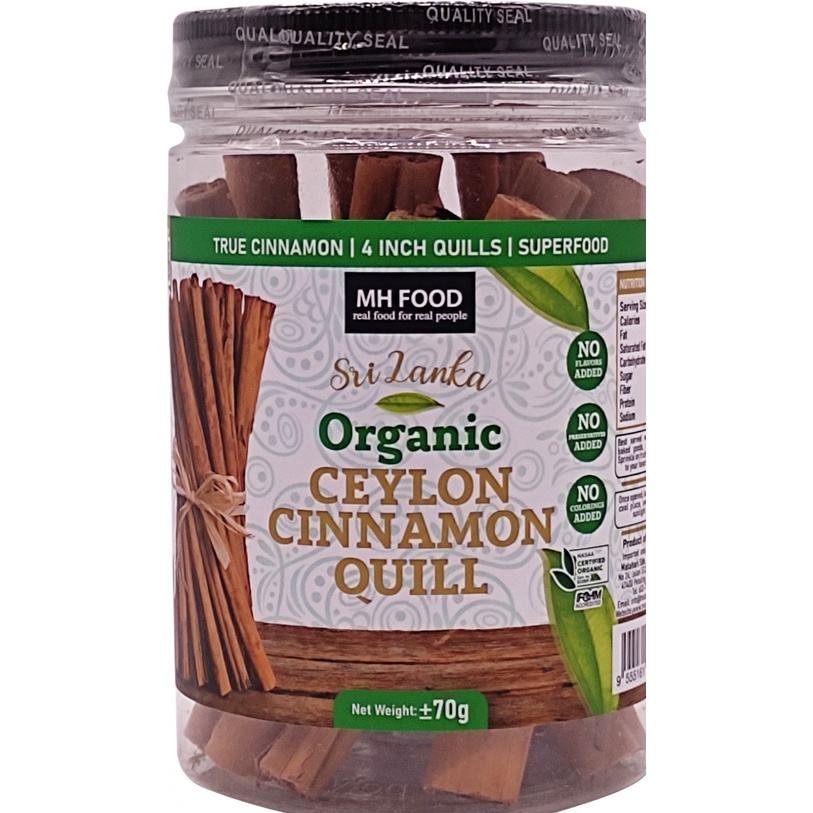 MH Food Organic Ceylon Cinnamon Quill +-70g | Shopee Malaysia