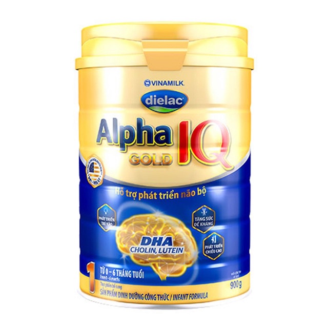 Vinamilk Dielac Alpha Gold IQ Step 1 Milk - Tin Box 900g Date 4 / 2023 | Shopee Malaysia