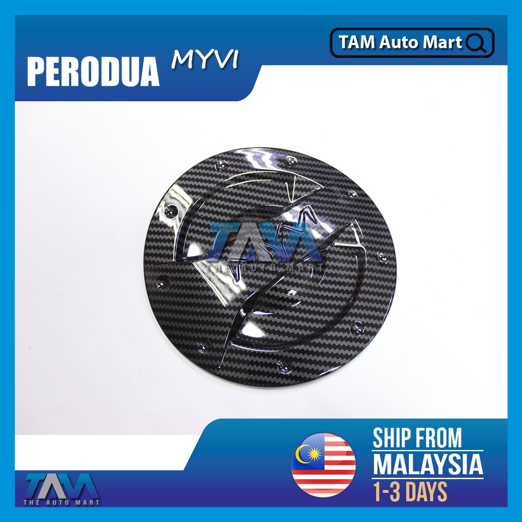 Perodua Myvi (2018-2024) M800 3rd Gen Petrol Cap Cover Carbon Fiber Design TAM Auto Mart Car ...