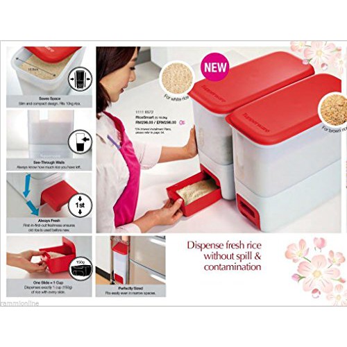 Tupperware Red Rice Smart Dispenser 10kg | Shopee Malaysia