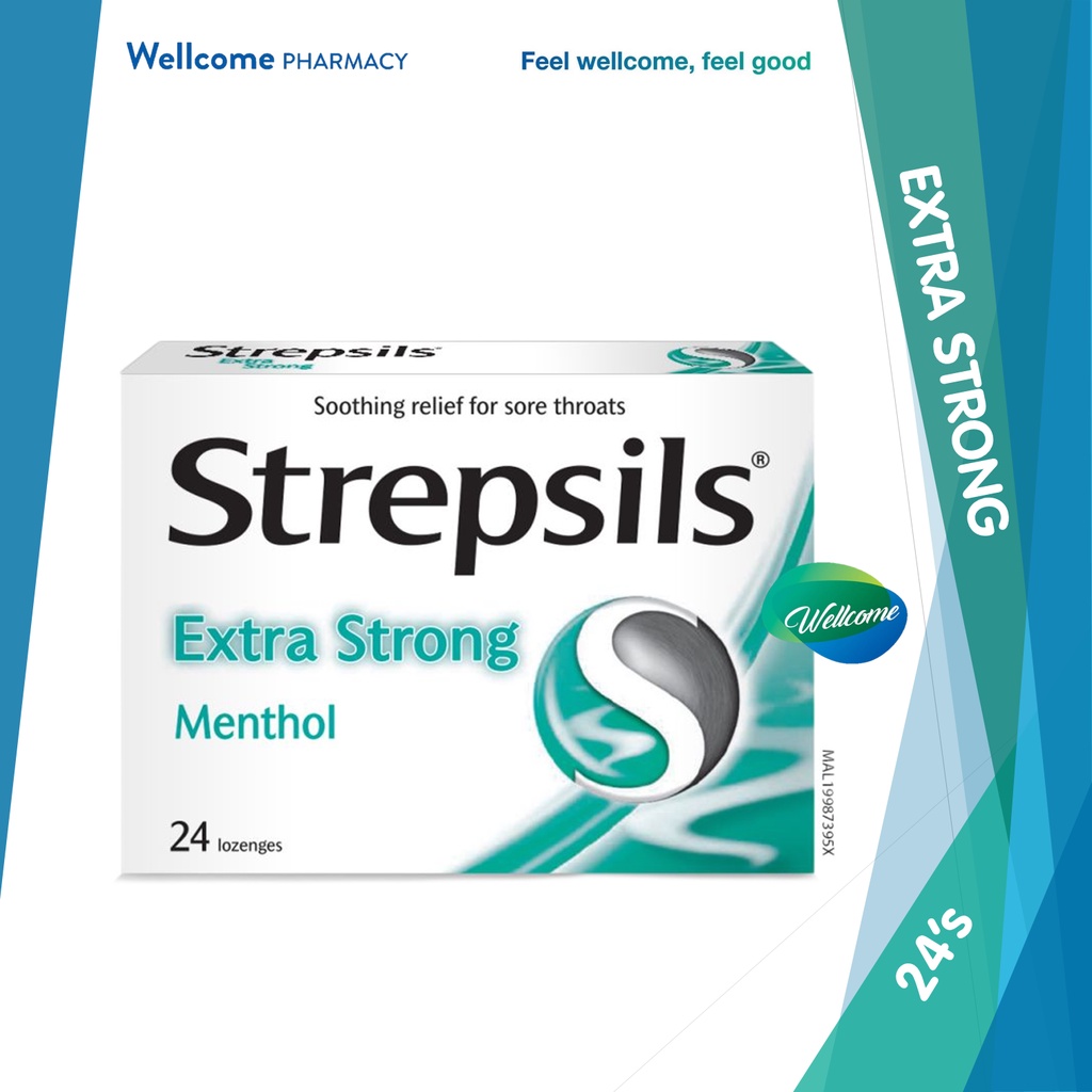 Strepsils Extra Strong Menthol Lozenges - 24's | Shopee Malaysia