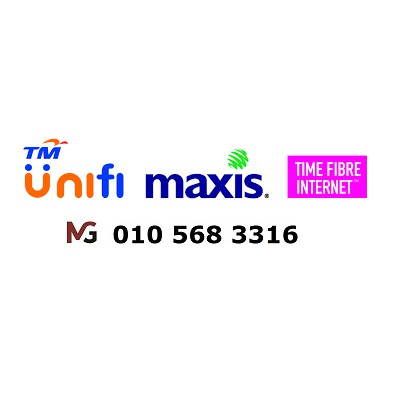 Maxis home fibre ,time fibre , UNIFI TM , STREAMYX , internet , wifi ...