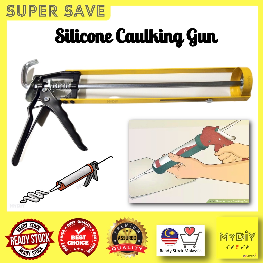 Penekan Silikon Skeleton Silicone Caulking Gun for Pressing Silicone ...