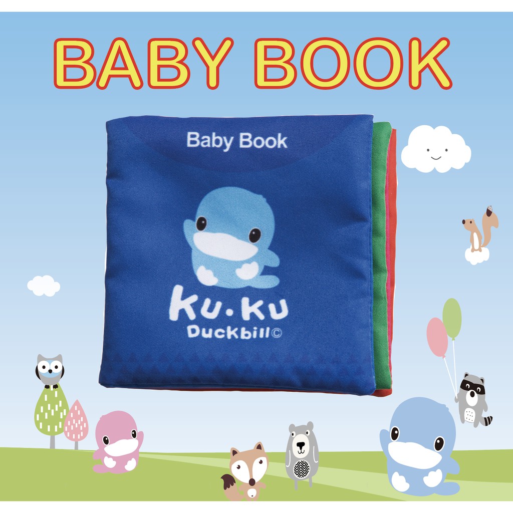 Kuku Duckbill Baby Cloth Book Early Learning Intelligence Development ...