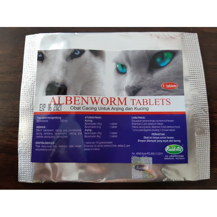Abenworm Deworming Tablets for Dogs and Cats | Shopee Malaysia