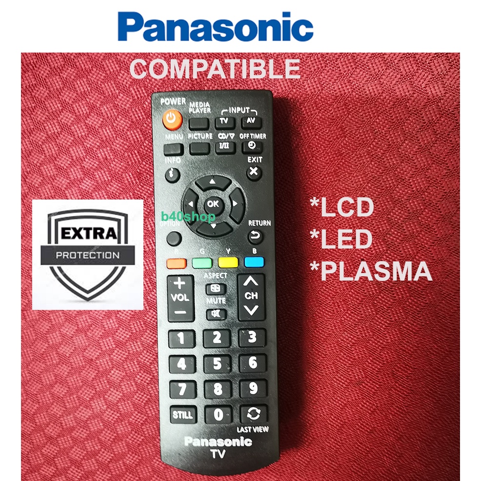 Panasonic compatible LCD LED PLASMA TV remote control | Shopee Malaysia
