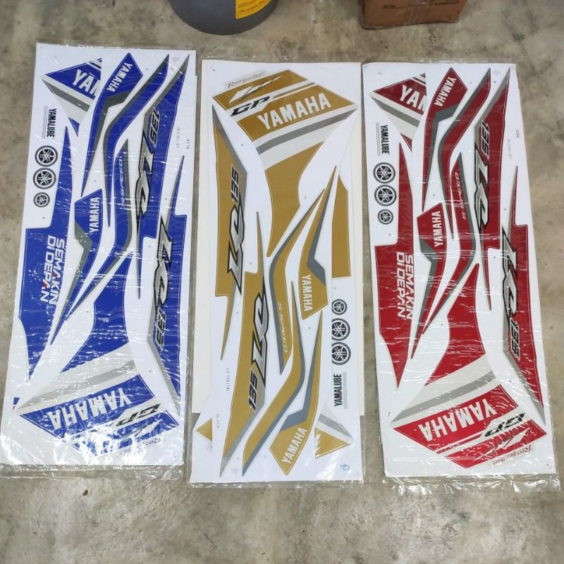 Stiker sticker body stripe cover set (14) yamaha lc135 v2 v3 v4 v5 | Shopee Malaysia