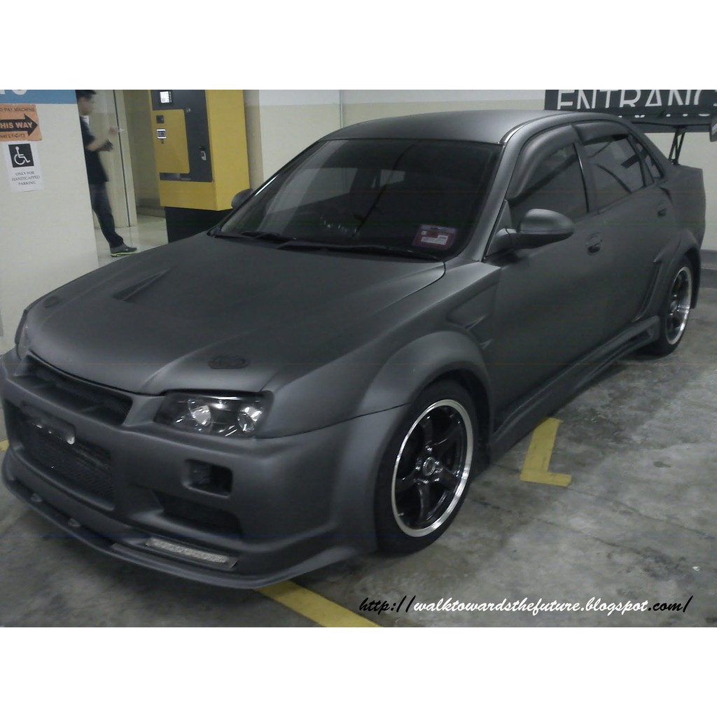 proton waja bumper depan free led skyline design betong bodykit murah ...